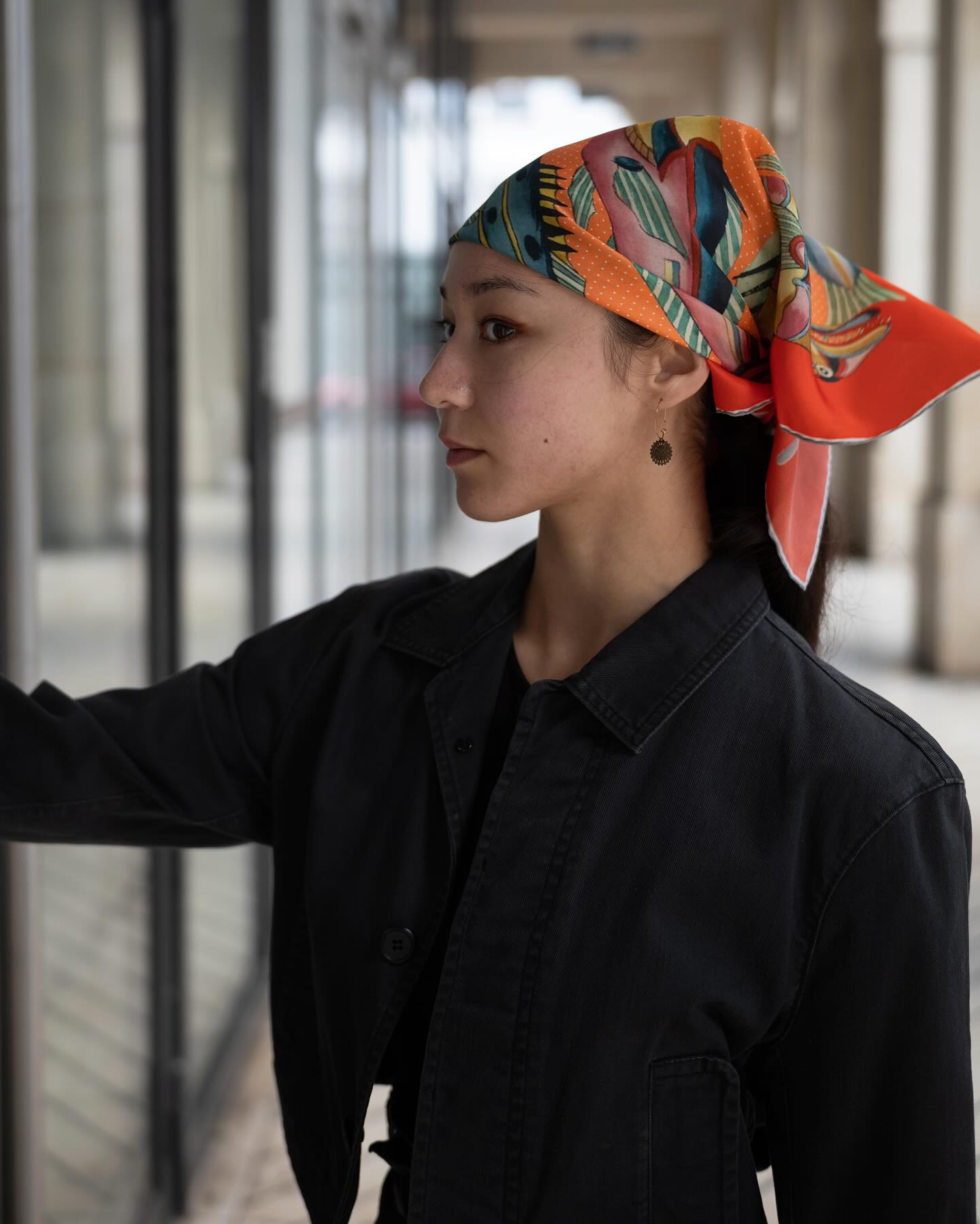 Exotic Fish Silk Twill Square Scarf | Mont Kiji